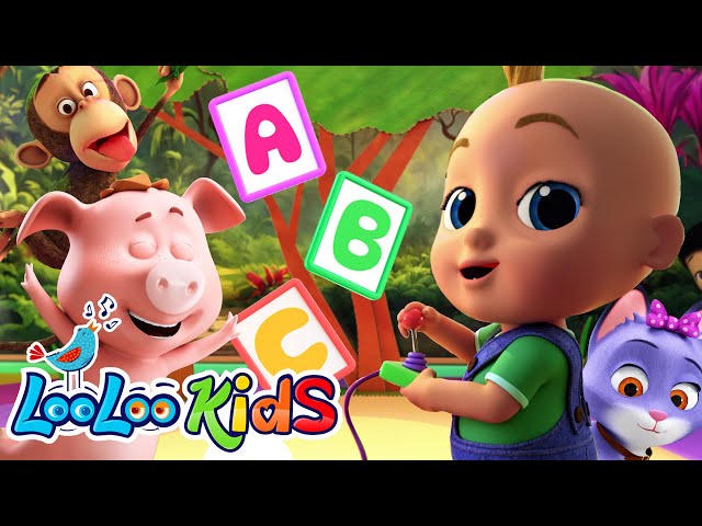 Alphabet Animals Song - Learn ABCs with Animals - LooLoo Kids Nursery ...