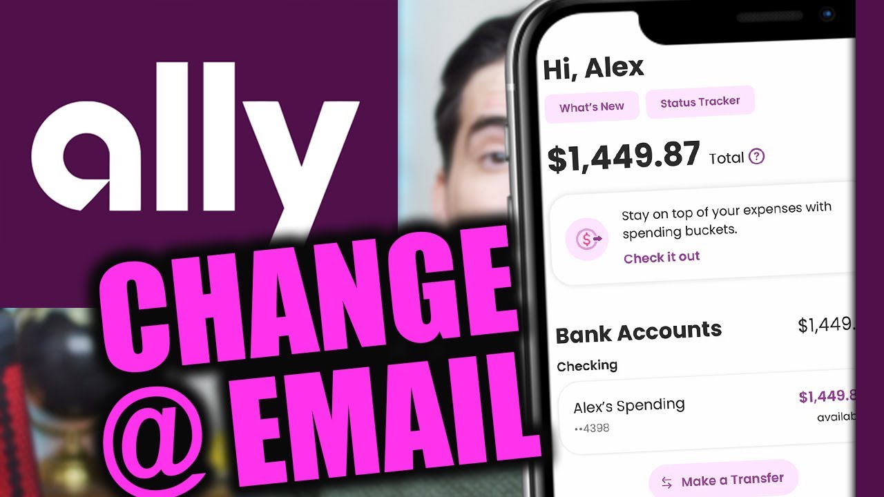 How to Change Email Address on Ally Bank (App) - YouTube