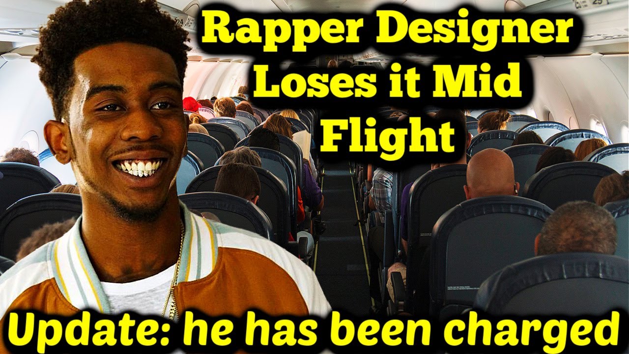 Panda Rapper Designer Loses it Mid Flight Please Pray For Him - YouTube