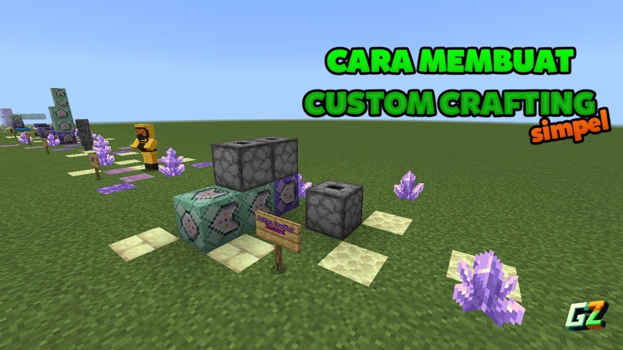 Cara membuat custom crafting di Minecraft Bedrock | Tutor CB #20 - YouTube