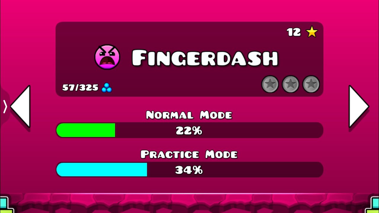 Finger dash rect geometry dash all coins by me jakobdash123 - YouTube