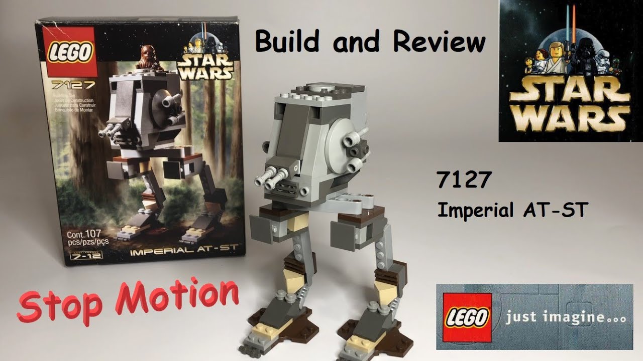 LEGO Star Wars AT-ST Stop Motion Build and Review - YouTube
