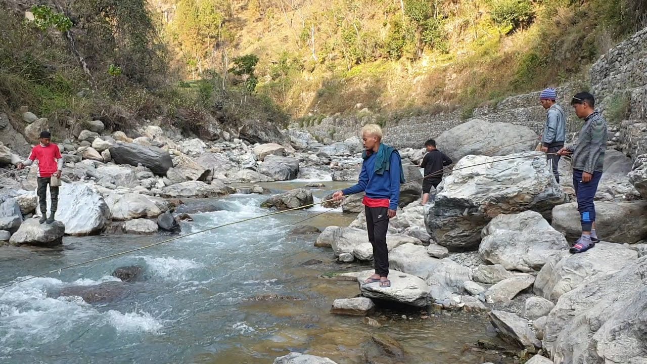HIMALAYAN TROUT FISHING WITH HOOK AND ROD | ANGLING FISHING ...