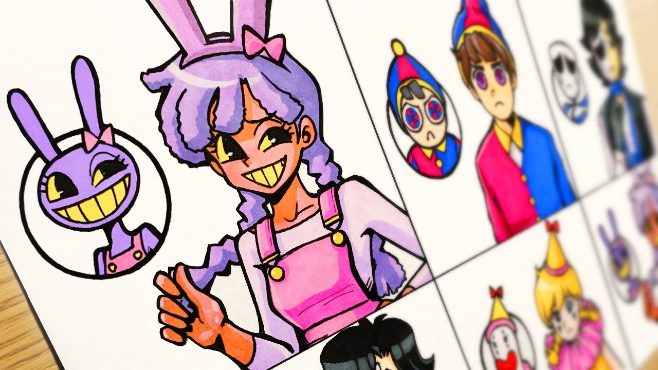 [Drawing]”The Amazing Digital Circus“ Gender Swap 02: Humanized Jax ...