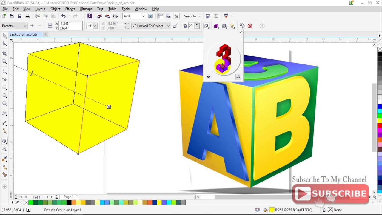 Learn To Design 3D Box With ABC Letters In CorelDraw X7 Coreldraw learn-to-design-3d-box-with-abc-letters-in-coreldraw-x7-coreldraw