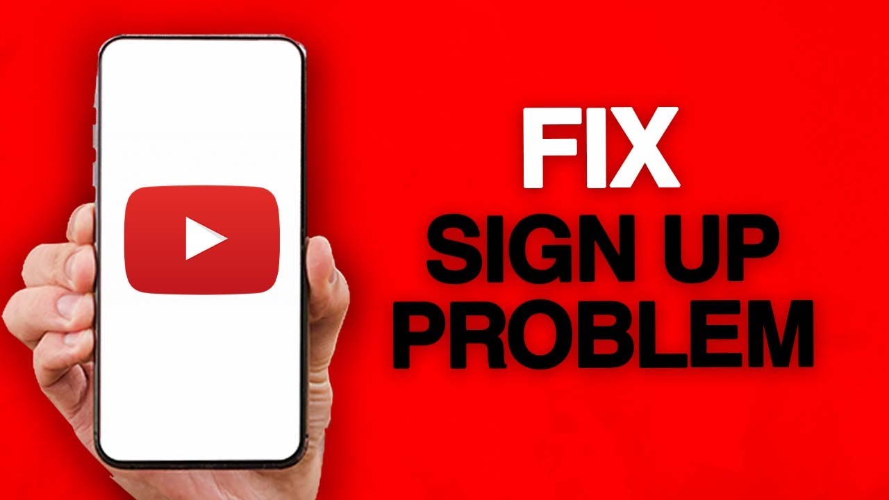 How To Fix And Solve Youtube App Sign Up Problem - YouTube