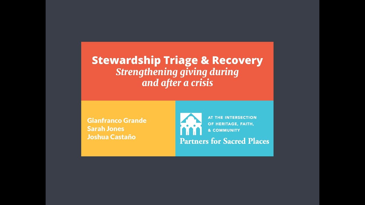 April 28 Webinar, Stewardship Triage & Recovery - YouTube