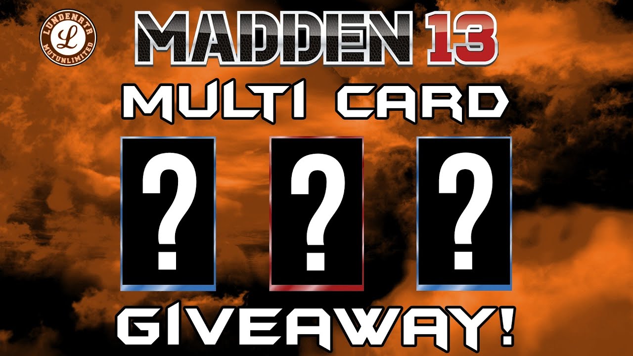 MUT 13: Multi Card Giveaway! - YouTube