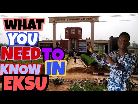 #EKSU WHAT YOU NEED TO KNOW ABOUT EKITI STATE UNIVERSITY(EKSU)THE ...