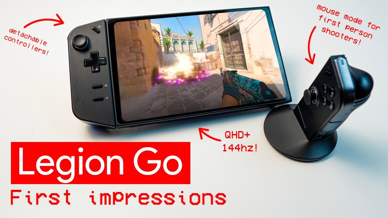 The Legion Go is kinda CRAZY (First Impressions) - YouTube