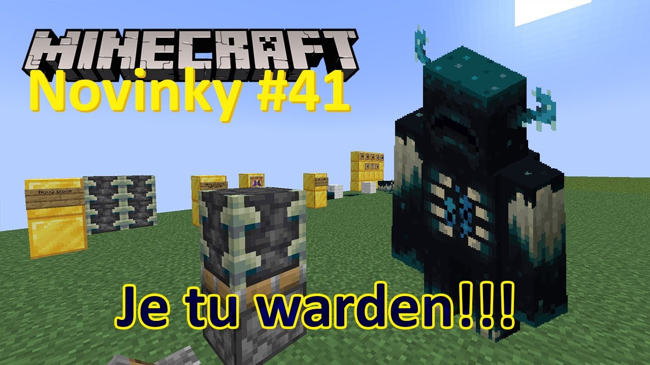 Warden a nový biom | Experimental 1 | Minecraft novinky #41 - YouTube