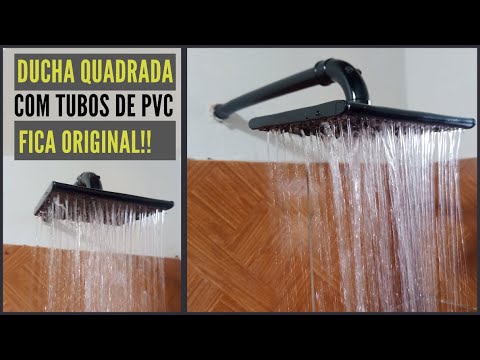 Como fazer chuveiro com tubo de PVC