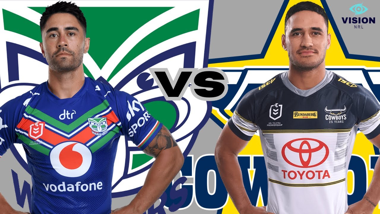 Warriors vs Cowboys NRL live stream round 7 - YouTube