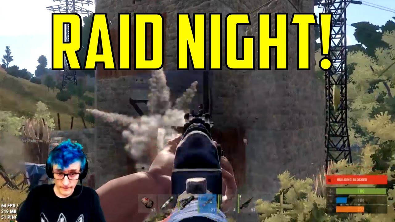 Raid Night | Rust - YouTube