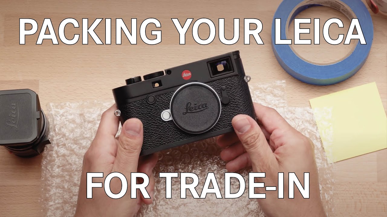 How to pack your Leica gear for trade-in at Leica Store Miami - YouTube