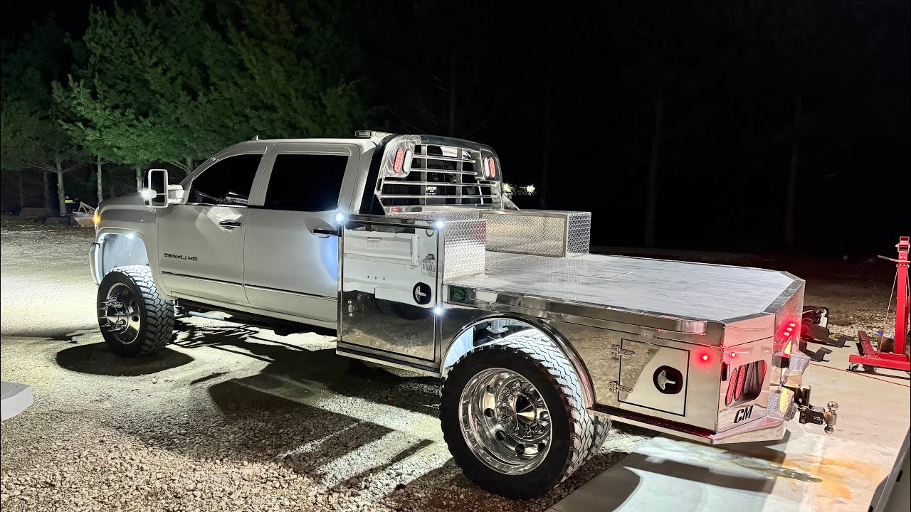 Picking up my new CM bed and installing it onto the Duramax Denali ...