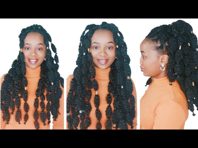How To Bubble Braids Poddle Puffs Marley Hair Very Detailed Tutorial For Beginners Atelier