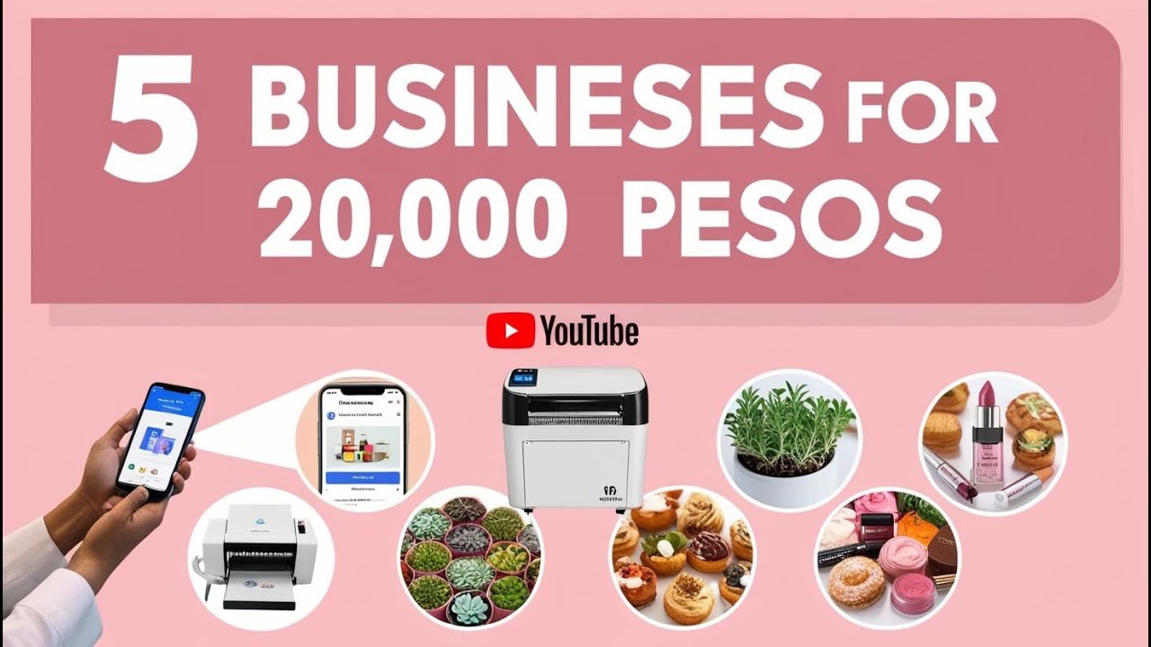 5 Businesses You Can Start With ₱20,000 #businessideas - YouTube