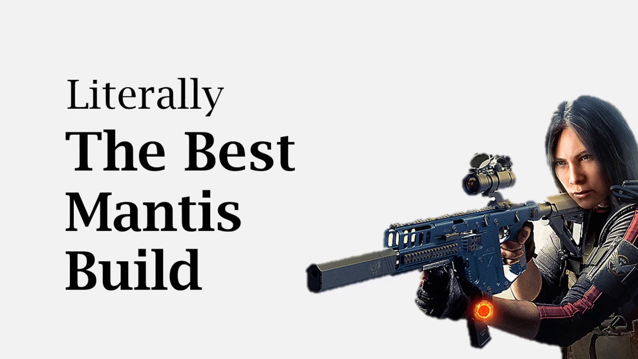 Literally the best Mantis build - Part 2 - Division 2 - YouTube