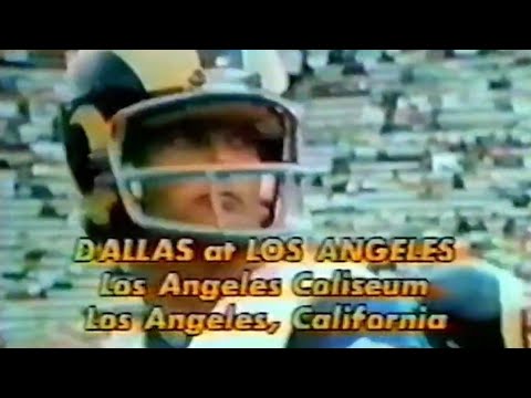1978 Dallas Cowboys vs Los Angeles Rams Week 3 (Howard Cosell ...