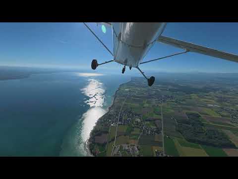 Raw GA Flight EDTZ Konstanz RWY 30, LOWI Innsbruck RWY 08 Cessna 172 - Tail View - 2026-05-15
