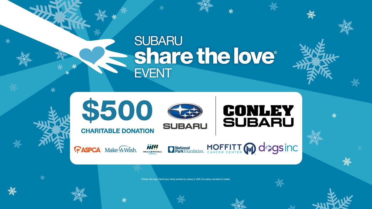 Conley Subaru - Subaru Share The Love Event 2025 - YouTube