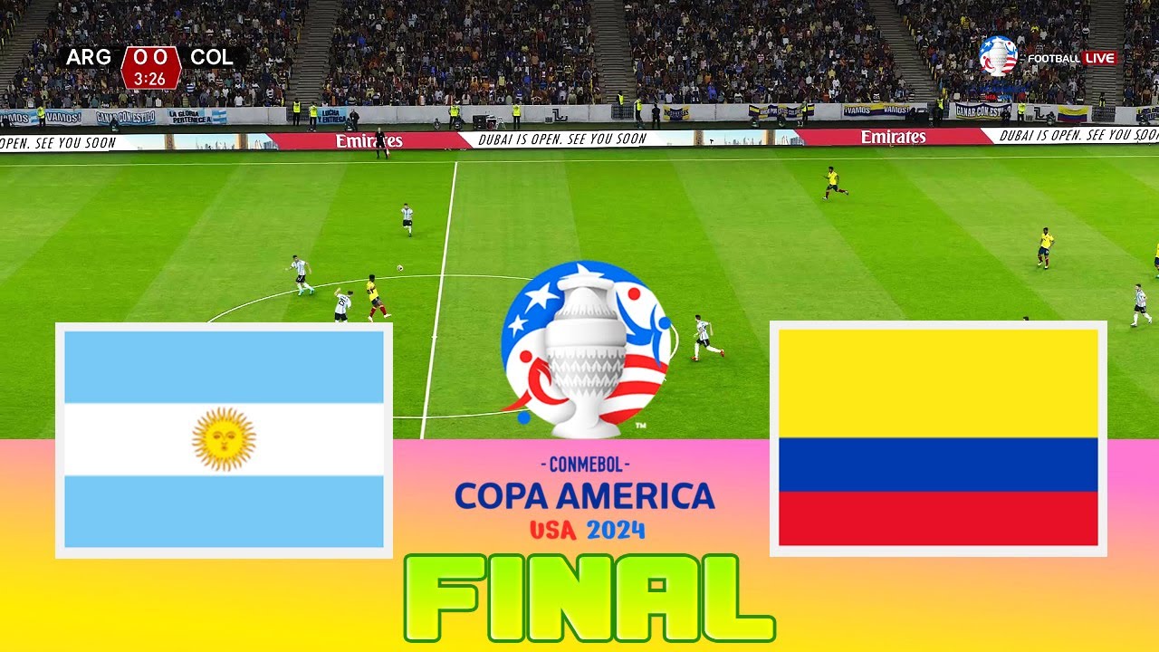 ARGENTINA vs COLOMBIA - Final Copa America 2024 | Full Match All Goals ...