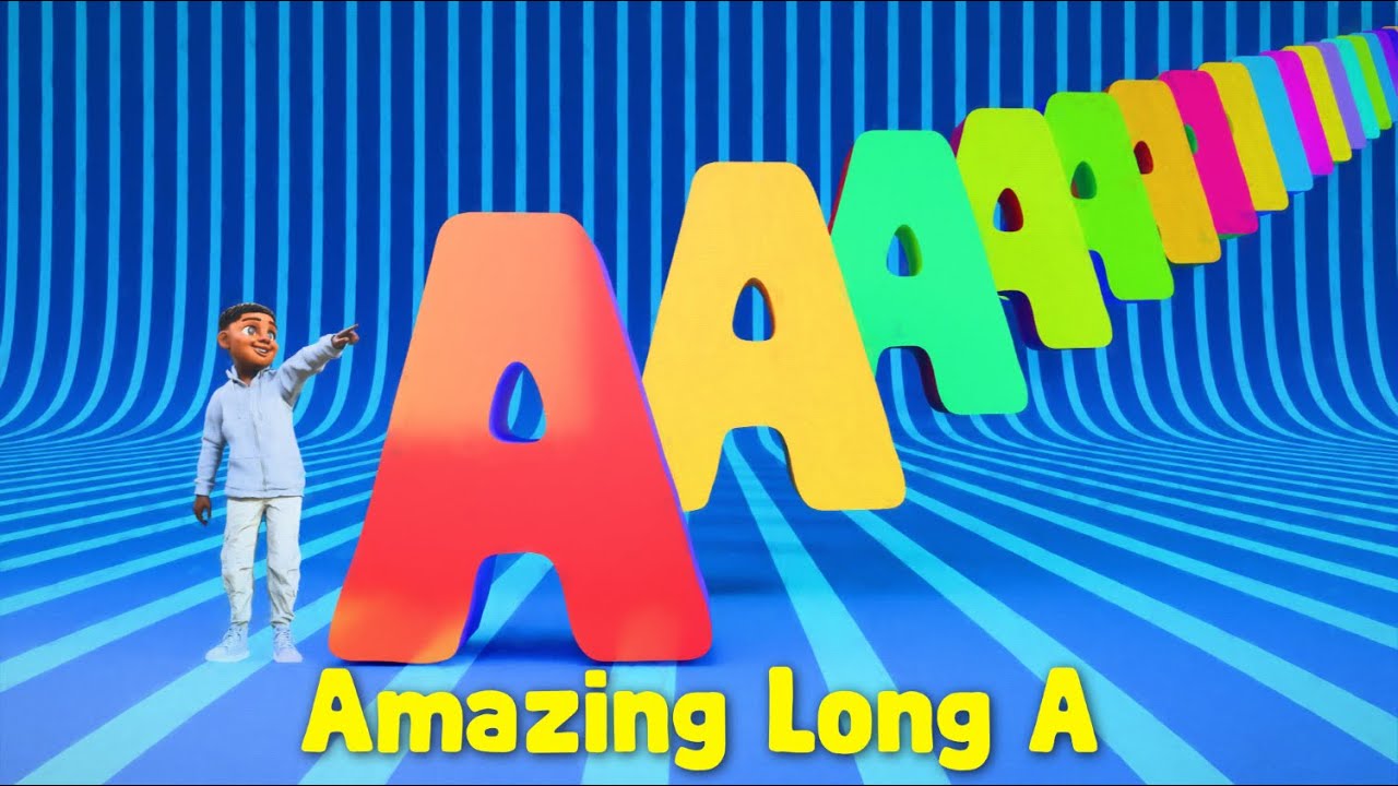 Amazing Long A | Kids Phonics Learning Song with Otis - YouTube