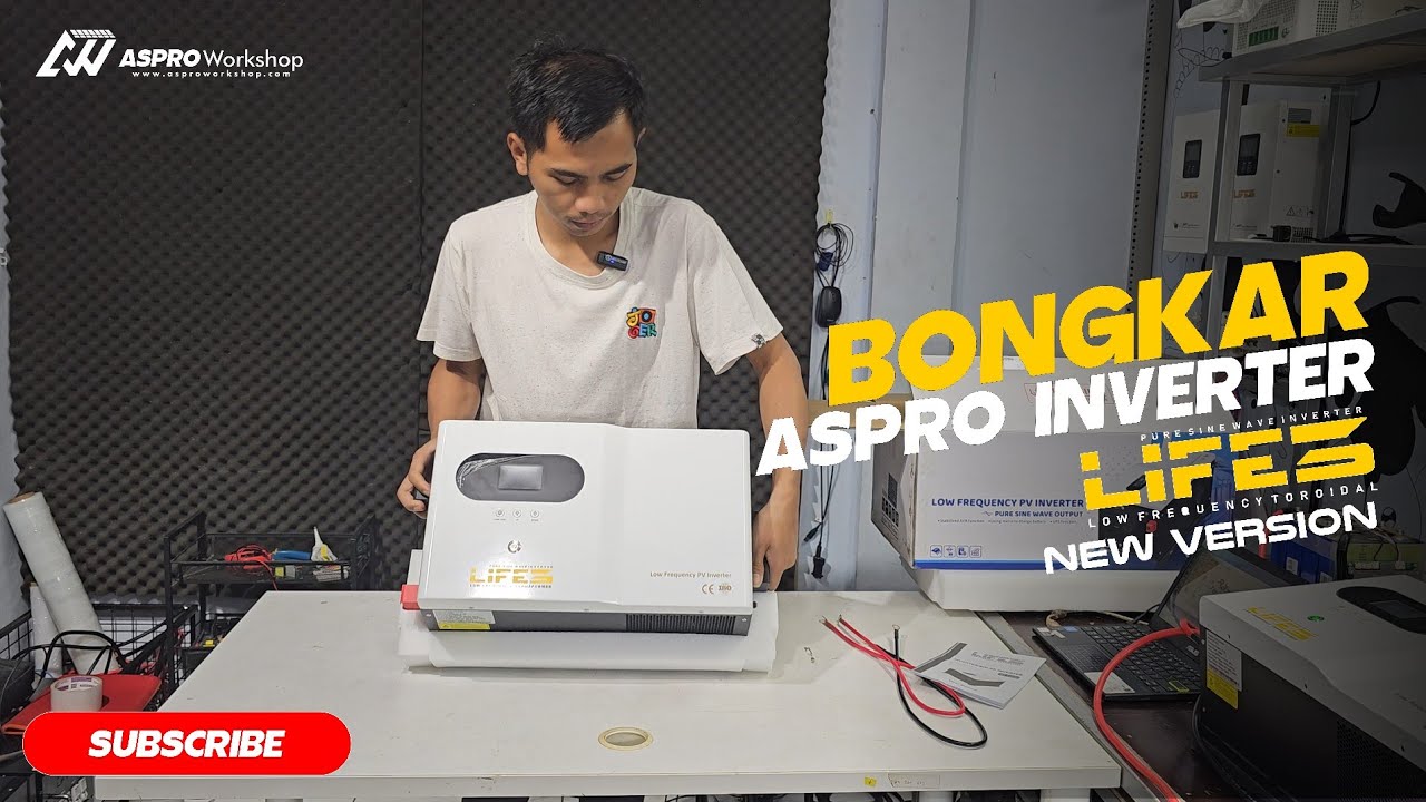 HYBRID INVERTER OFF-GRID LIFE3 12V 1.000W ‼️MPPT 60A - YouTube