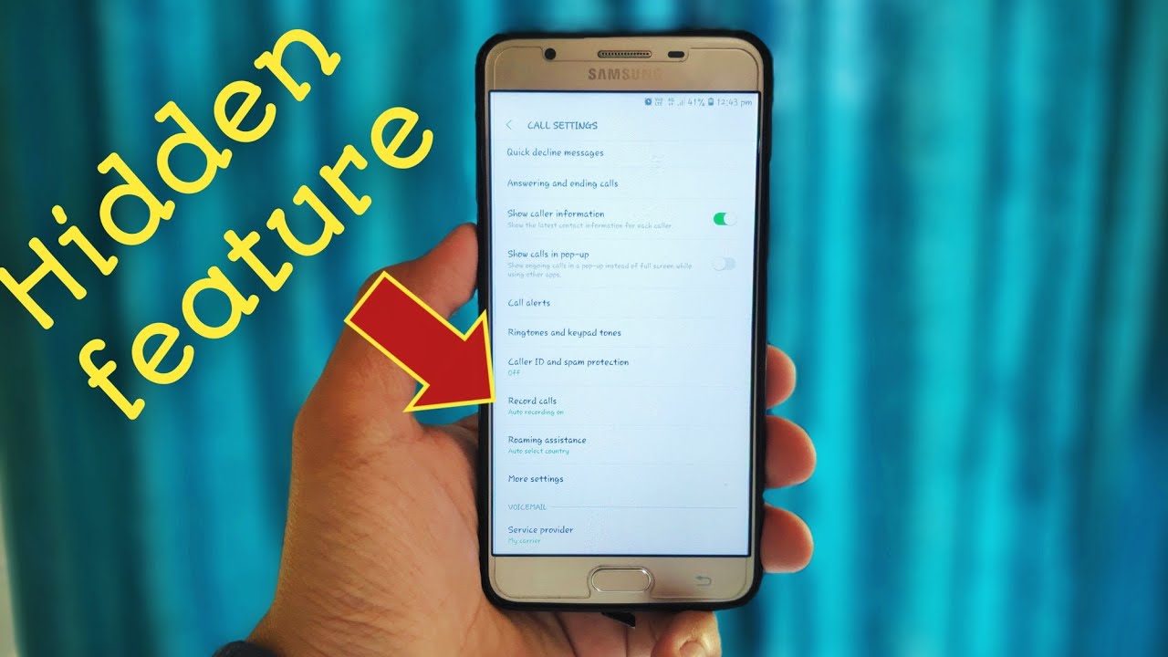 Samsung hidden feature | This feature is present in every Samsung phone ...