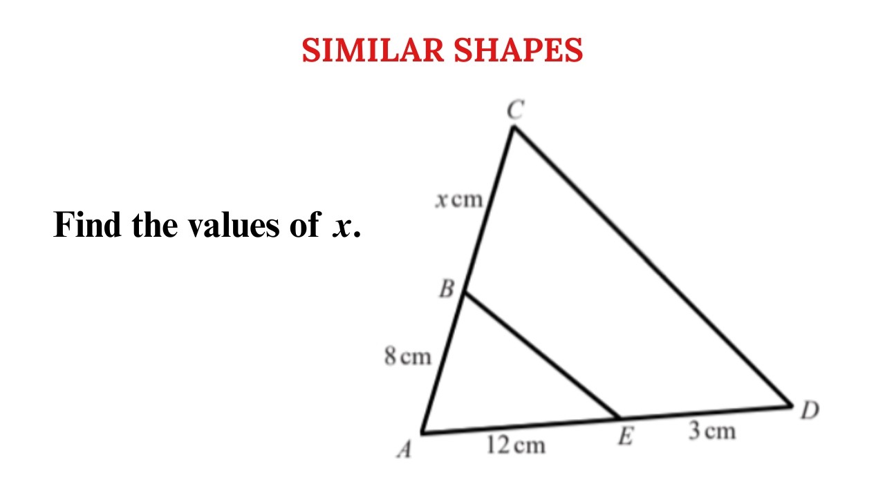 Edexcel GCSE Maths (1MA1) | Higher Tier | Geometry – Similar Shapes ...