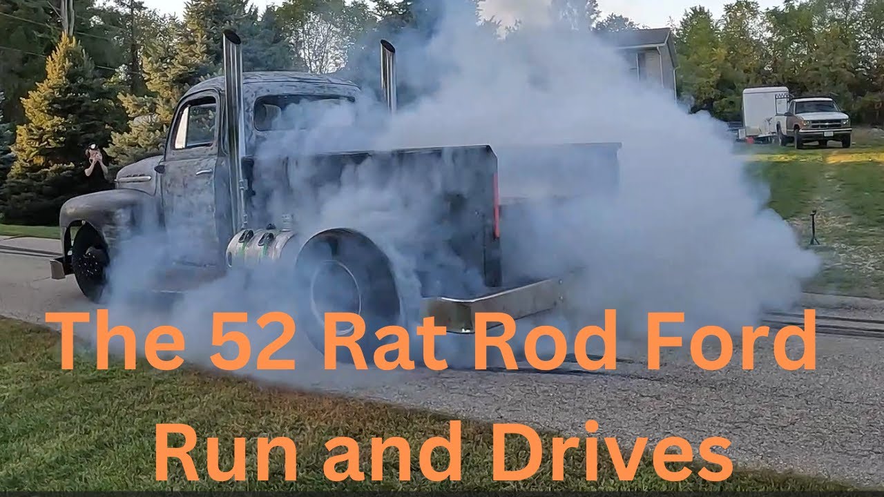 Finishing The 52 Ford Rat Rod! Or at least making it Run and Drive. # ...