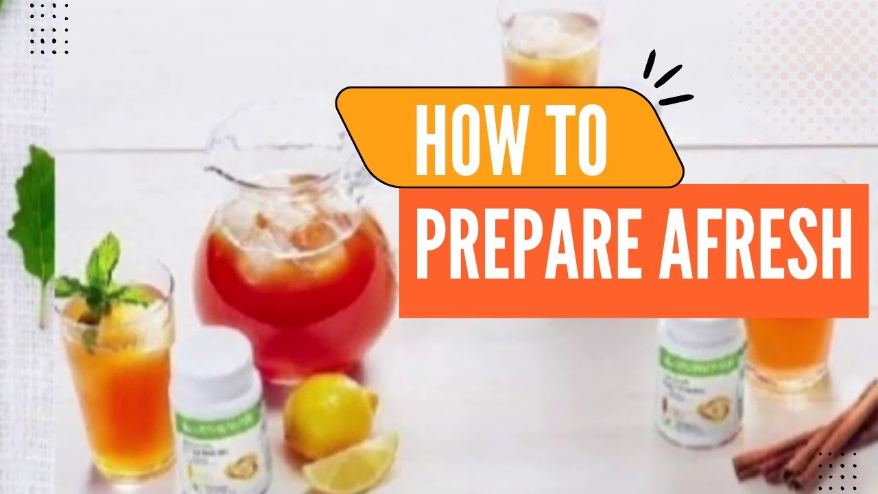 How to Prepare Afresh Energy Drink Mix - YouTube