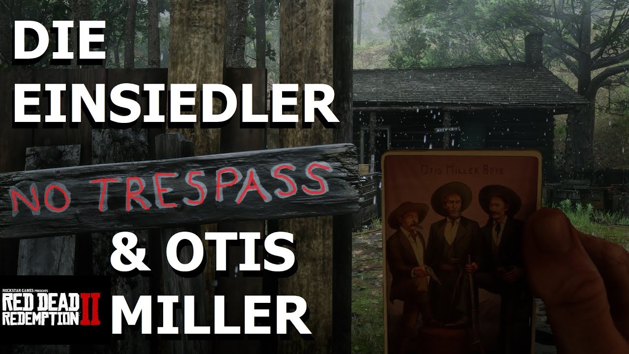 Die Geschichte des Otis Miller (Jesse James in ...) RDR2 | Mysterien ...
