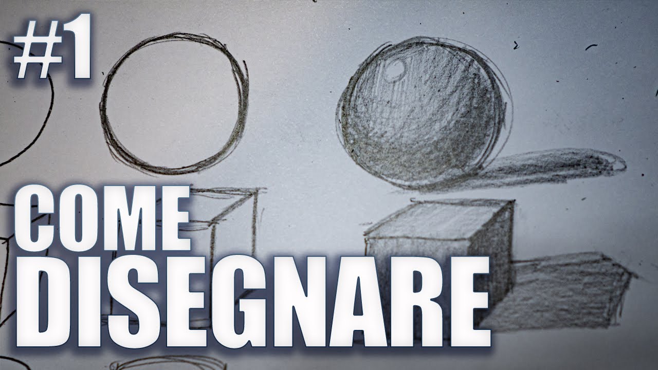Impara come si disegna #1 - Come fare uno schizzo e materiali - YouTube