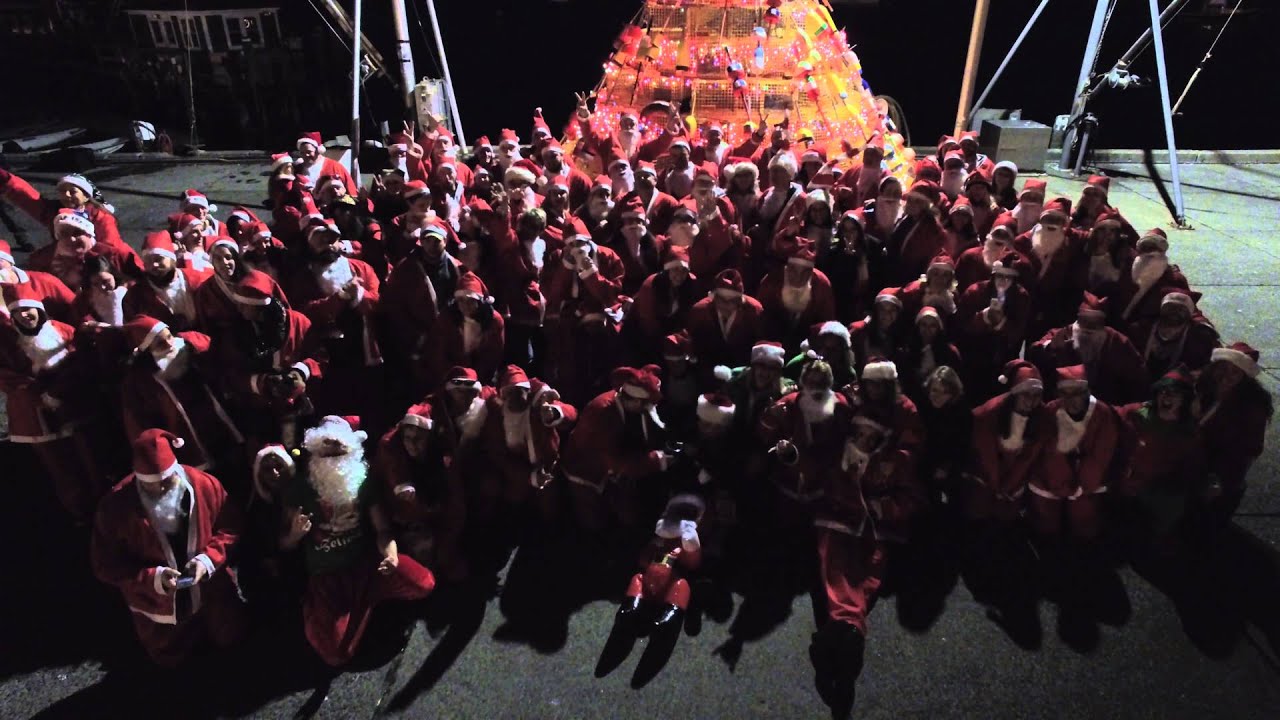 Santa Claus Pub Crawl 2015 - Plymouth, MA - YouTube