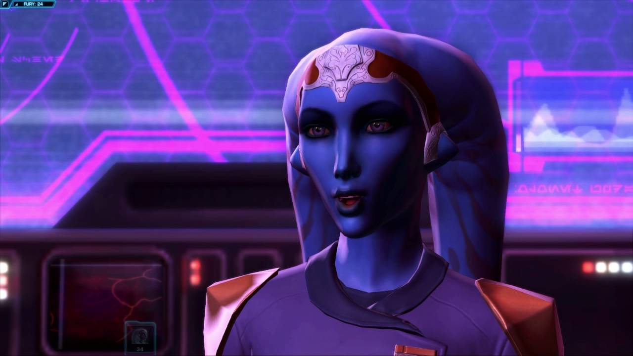 swtor: Vette and the Warrior kiss (romance part 19) - YouTube