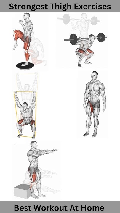 Strongest Thigh Exercises For Men At Home Youtube