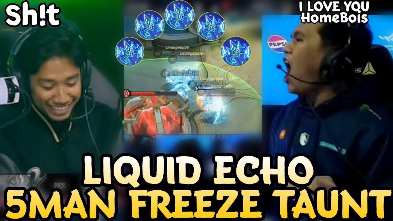 THIS LIQUID ECHO 5MAN FREEZE TAUNT TO HOMEBOIS WAS TOO COLD 🥶🥶🥶 - YouTube
