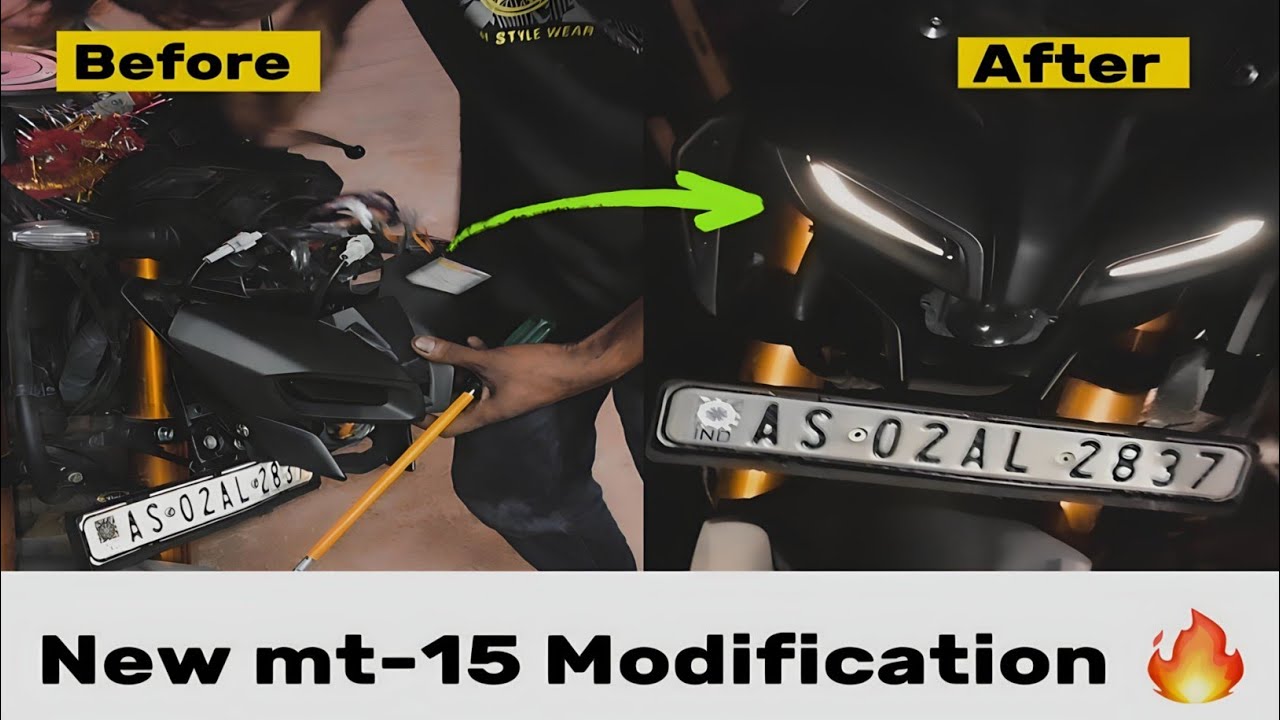 MT-15 V3 Eye Modification 💥😱 | mt15 modified | #shorts #youtubeshorts # ...