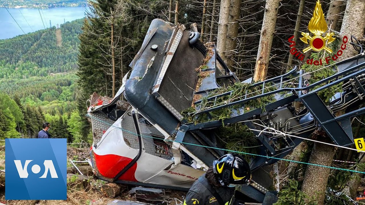 Over a Dozen Dead in Italy Cable Car Accident - YouTube
