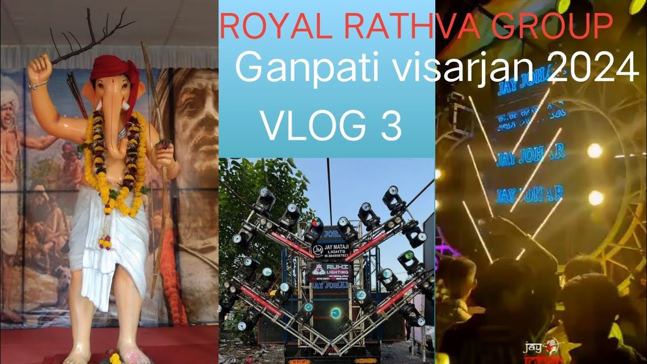 ROYAL RATHVA GROUP || GANPATI VISARJAN 2024|| FULL ENJOY|| - YouTube