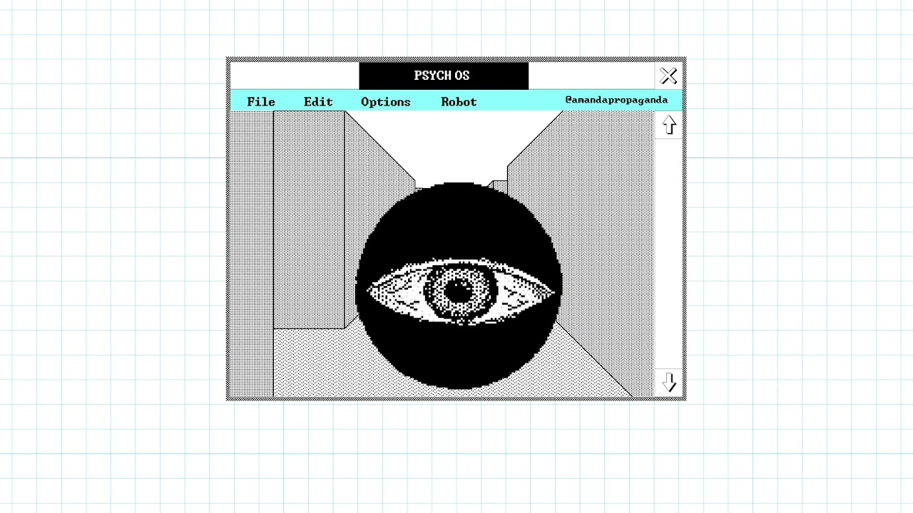All seeing graphical user interface eye animation - YouTube