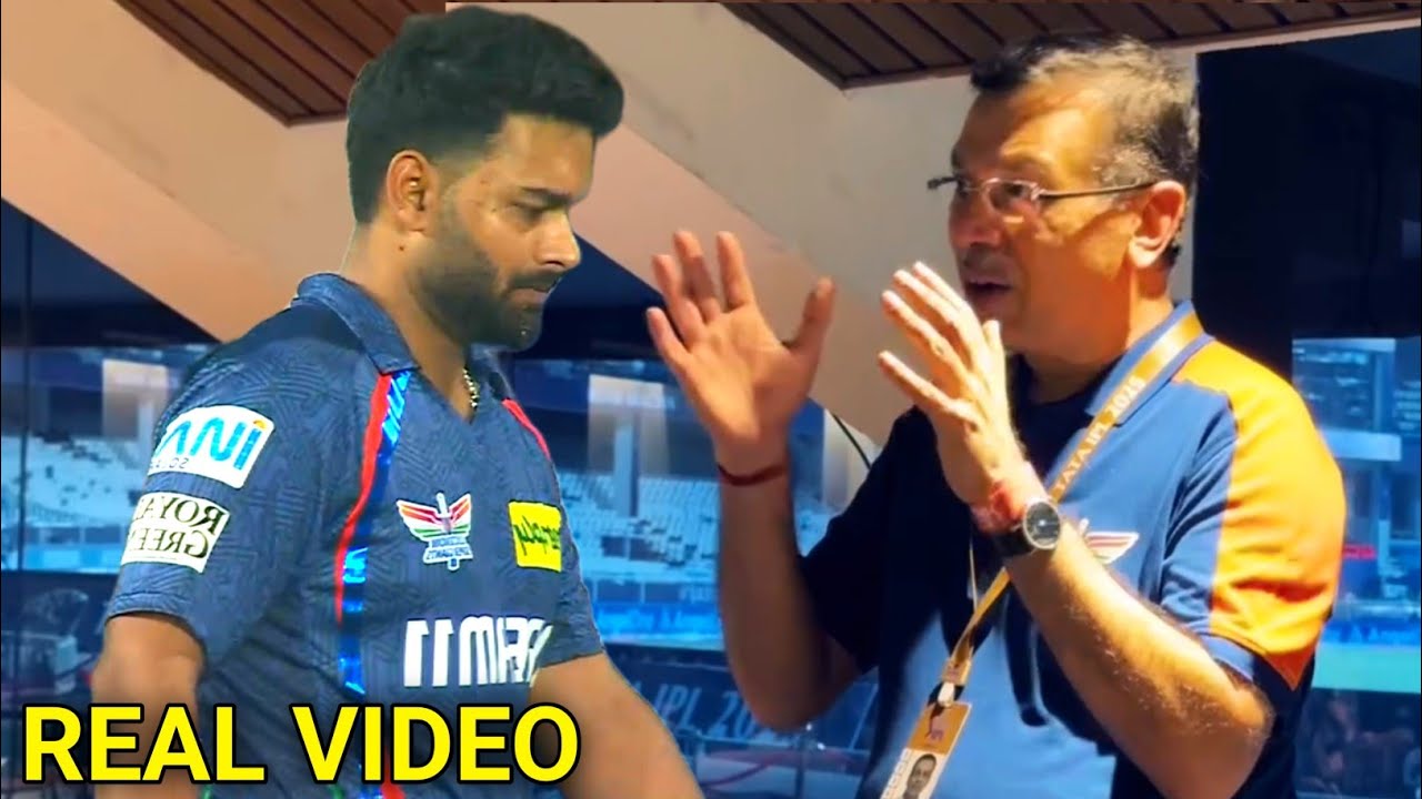 Lsg Owner Sanjiv Goenka Scolding on Rishabh Pant in dressing Room After ...