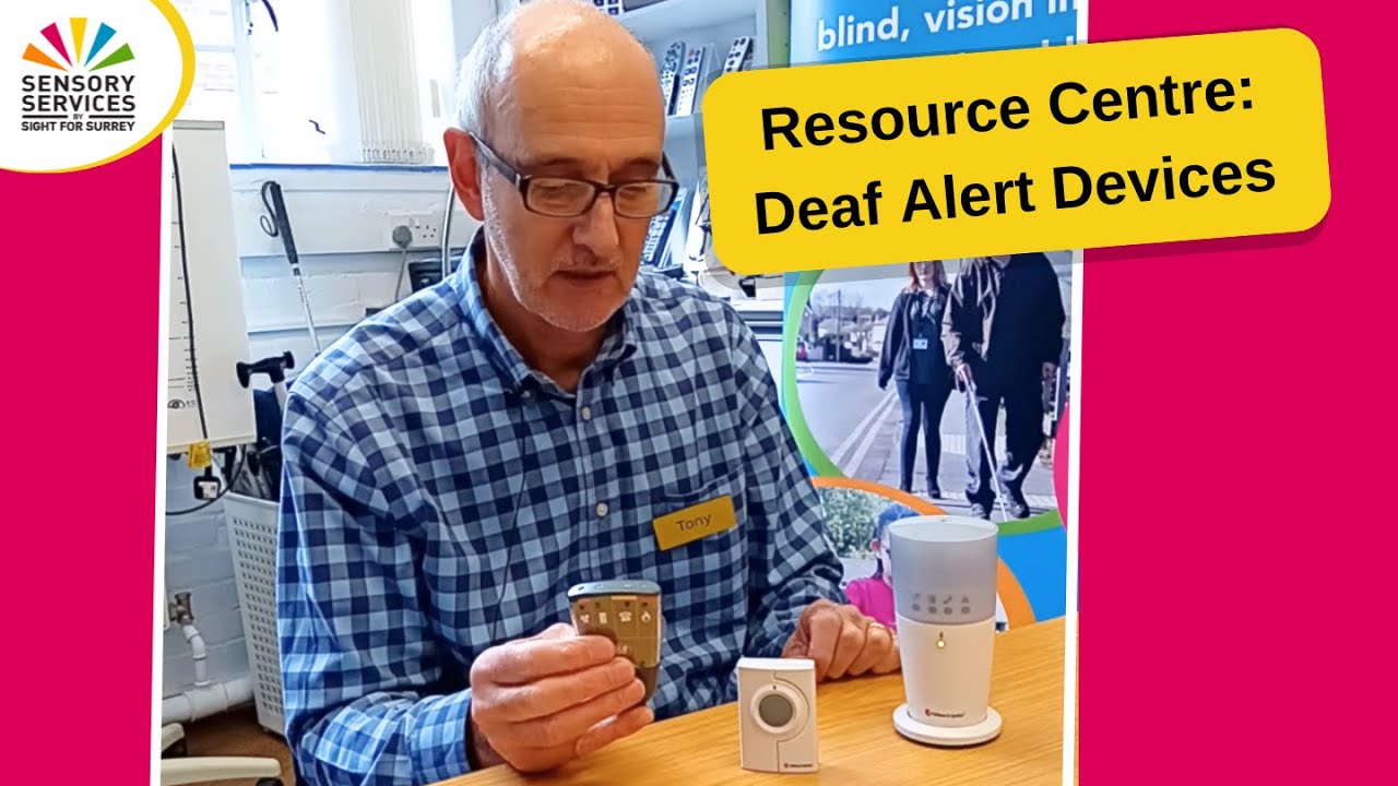 Deaf Alert Devices at our Resource Centre, July 2024 - YouTube