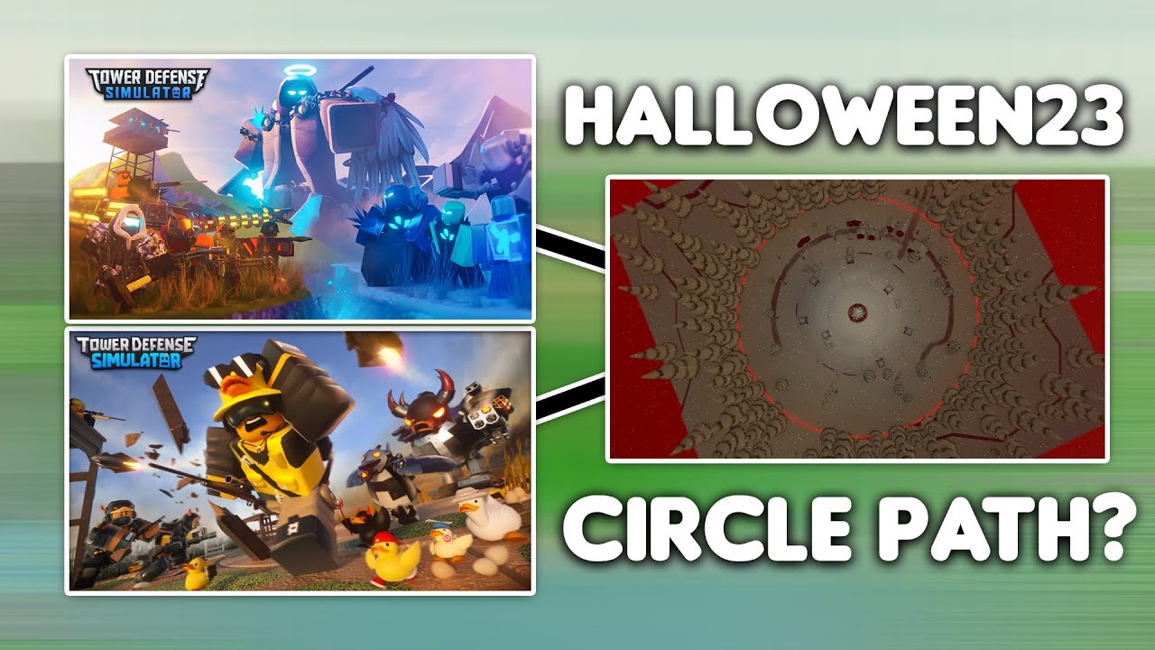 Will Halloween23 Event Use 4 Path / Circle Path? (TDS) | Roblox - YouTube