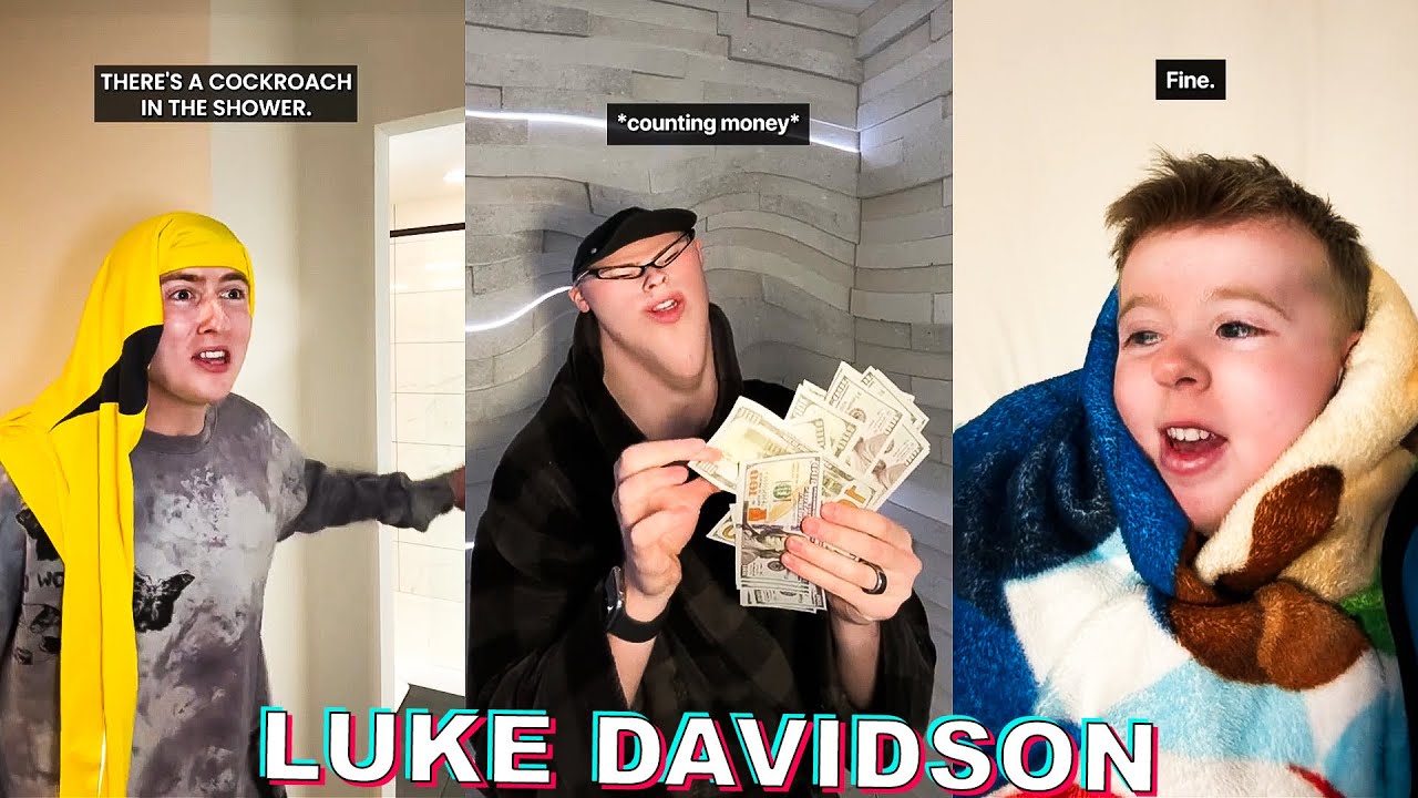 *1 HOUR* LUKE DAVIDSON TikTok Compilation #4 | Funny Luke Davidson ...