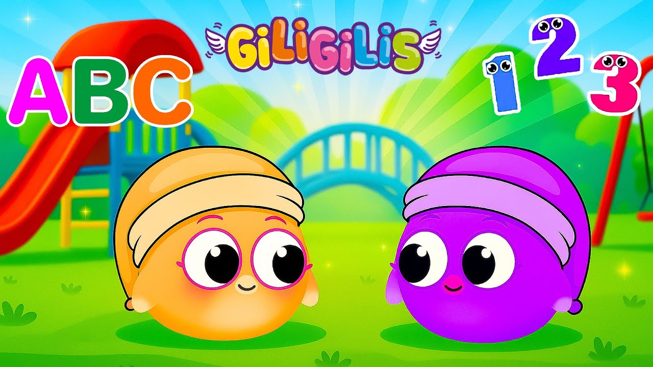 ABC Alphabet & Numbers 123🎵 Giligilis Greatest Kids Songs For Learning ...