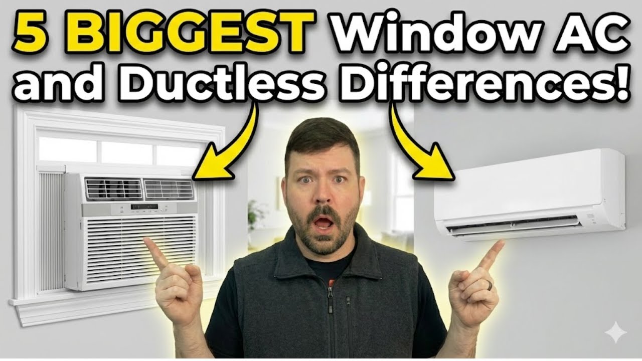 Window ACs vs Ductless - 5 BIGGEST Differences! - YouTube