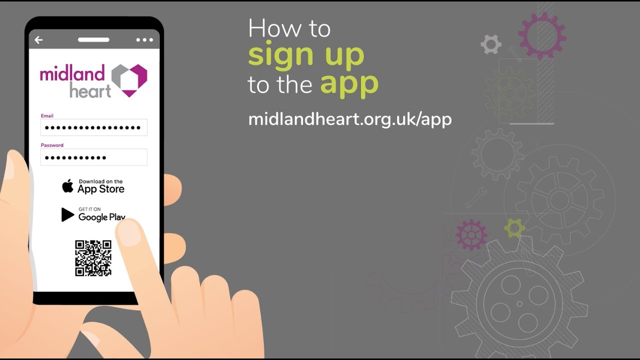 How to sign up to our app - YouTube